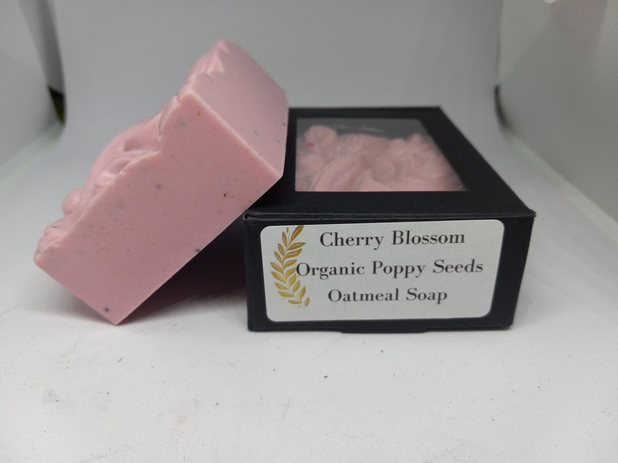 Cherry Blossom - Hand Poured Exfoliating Oatmeal Soap – Working Class Soap